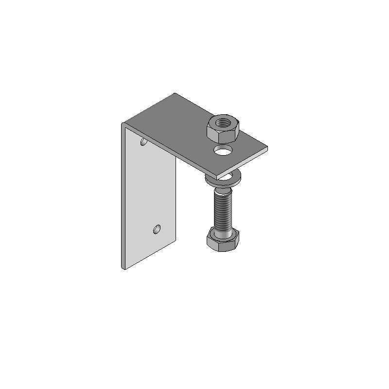 Stainless steel straight angle plate