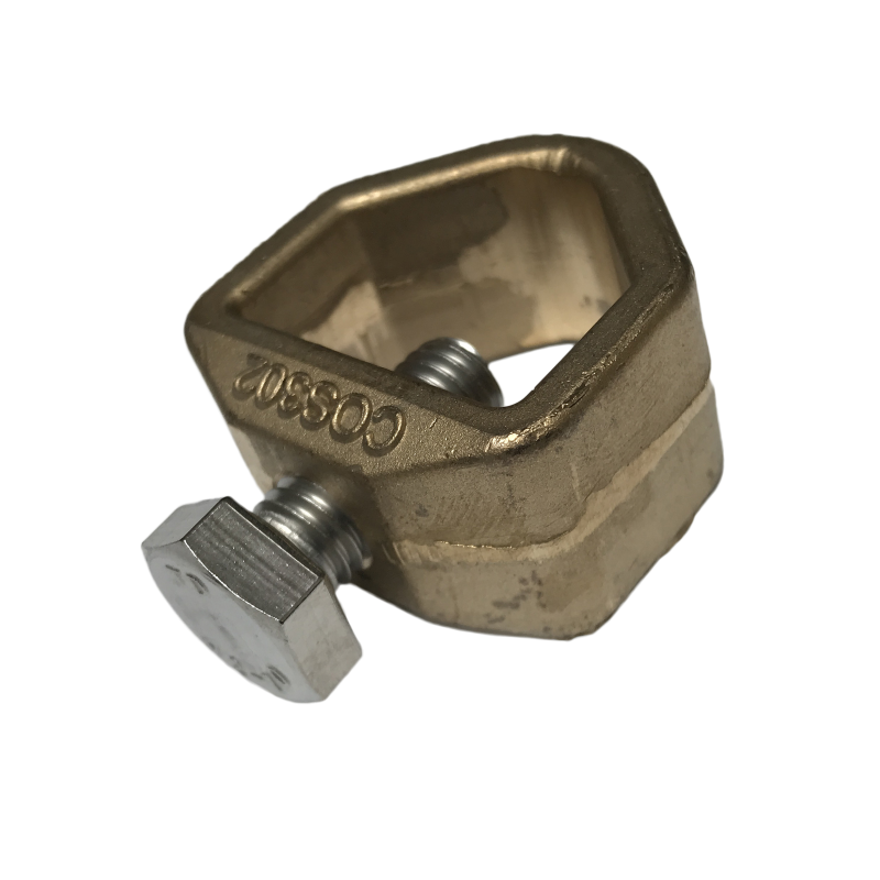 Earth rod clamps for earth rod from 14 to 20mm