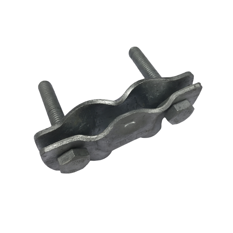 Clamps for flat or round conductors onto rebar