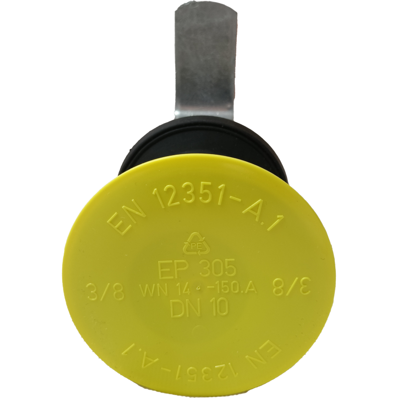 Earth terminal for waterproof wall crossing