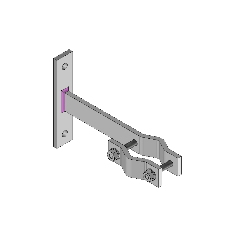 Wall offset bracket