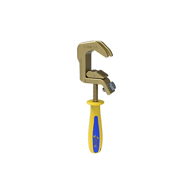 Grounding clamp for ball-type fixed points