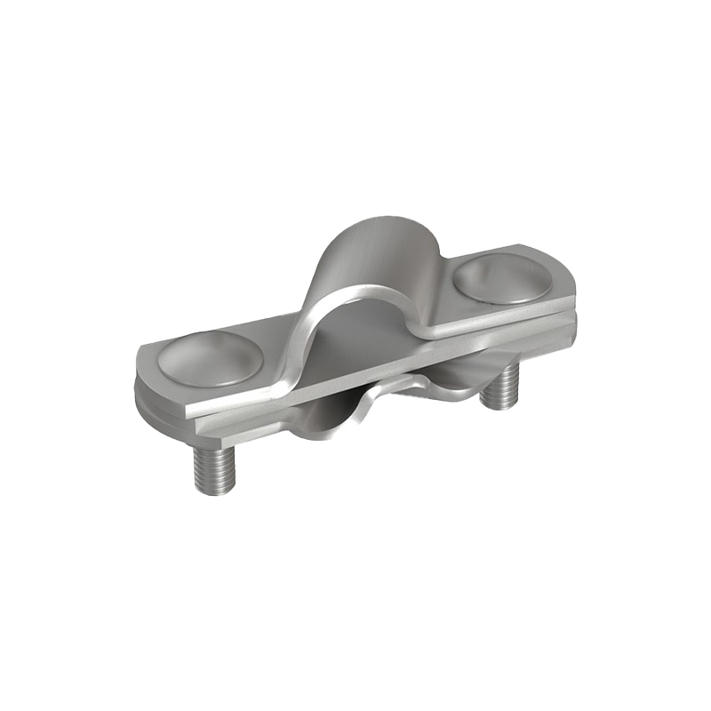 Connection clamp for earth rod dia. 16mm and tape or round conductor