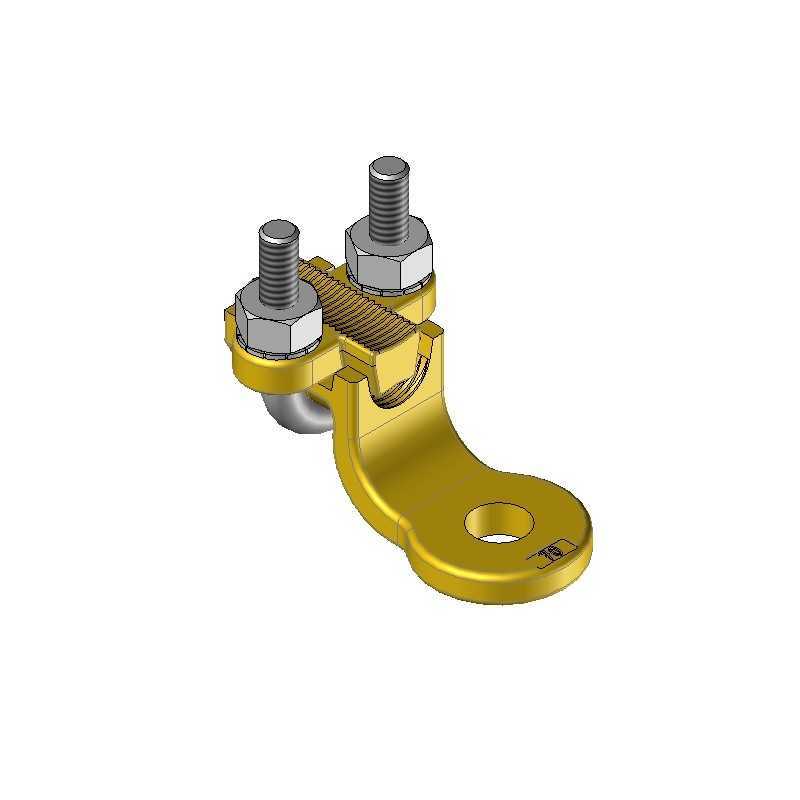 Straight shape cable terminal lugs