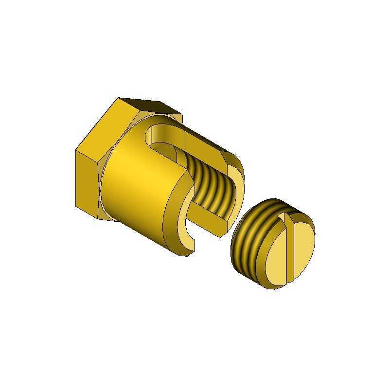 Brass cable holders